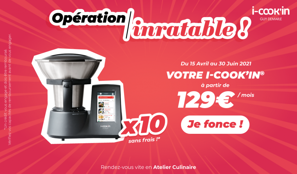 i-Cook'in par Guy Demarle | Robot multifonction, connecté et communautaire